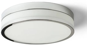 RENDL R13681 CIRA LED přisazené svítidlo, koupelnová IP44 opálové sklo/chrom