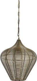 Kovové závěsné svítidlo v bronzové barvě ø 36 cm Alvaro – Light &amp; Living