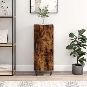 Příborník kouřový dub 34,5 x 34 x 90 cm kompozitní dřevo