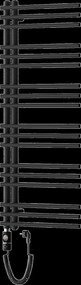 Mexen Neptun, elektrické topné těleso 1200 x 500 mm, 600 W, černá, W101-1200-500-2600-70