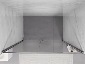 Mexen Exo sprchové dveře křídlové 160 cm, transparentní, chrom - 819-160-000-01-00