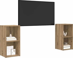 Sestava TV skříněk 2 ks Artisanový dub Kompozitní dřevo 3393560