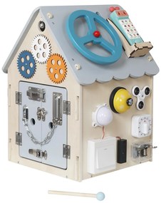 2Kids Toys Activity board Domeček šedý