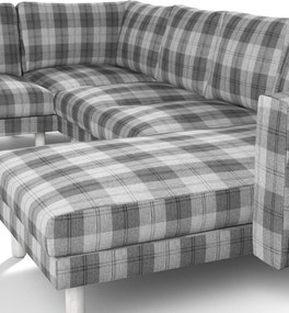 Potah na pohovku IKEA Norsborg rohová, 5-místná se šezlongem barva šedá látka pletený vzor, vzorované