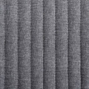 Jídelní židle 6 ks tmavě šedé textil 277097