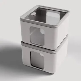 BlimPlus Peek Box Quadro Silk / Dóza na potraviny / Polypropylen / 1,3