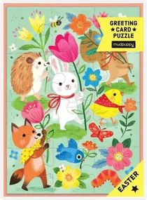 Mudpuppy Puzzle s blahopřáním Velikonoce / 12 dílků / od 3 let