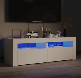 vidaXL TV skříňka s LED osvětlením 120x35x40 cm [804360] Barva: Bílá