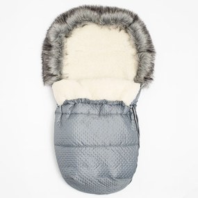 Zimní fusak New Baby Lux Wool graphite Barva: Šedá