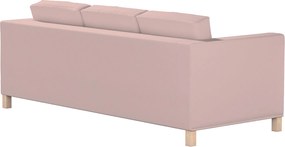 Potah na pohovku IKEA  Karlanda 3-místná nerozkládací, krátký barva růžová látka pletený vzor