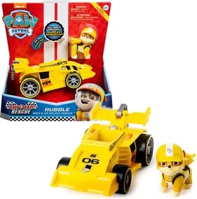 SPIN MASTER Tlapková patrola Závodní auto Race  Go Deluxe Rubble / Nat