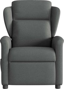 vidaXL Masážní polohovací křeslo textil [4015587] Barva: tmavě hnědá