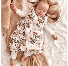 Babysteps Lehký spací pytel s nohavicemi TŘEŠEŇ Zvolte rozměr: XS (vel. 74/80)