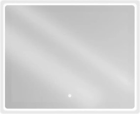 Mexen Sun, LED koupelnové zrcadlo s podsvícením 100x80 cm, 6000K, ochrana proti zamlžování, 9807-100-080-611-00
