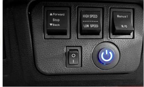 LEAN CARS Elektrické autíčko Jeep HP012 červené
