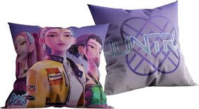Polštář KPop Demon Hunters - HUNTR/X - motiv Trio - 40x40 cm