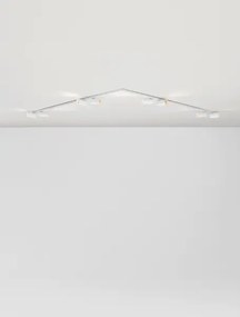 Minimalistické bodové svítidlo Oso 8 Bílá