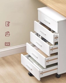 Kancelářský kontejner Vasagle Grigo 42 cm bílý