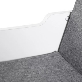 HOMCOM Knihovna se sedákem 6 kubických prvků, originální dětská knihovna, botník s polstrováním, víceúčelová 102x30x61cm