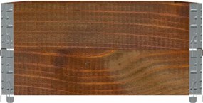 Zahradní truhlík hnědý 120 x 80 cm masivní borové dřevo 3295386