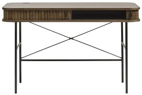 Designový psací stůl Vasiliy 120 cm kouřový dub