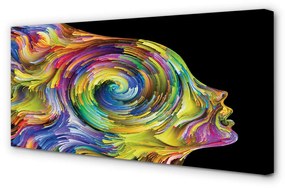 Obrazy na plátně Žena barevný obrázek 125x50 cm