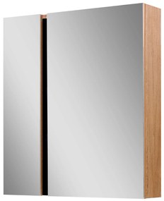 Kingsbath Black Wood 60 zrcadlová skříňka do koupelny