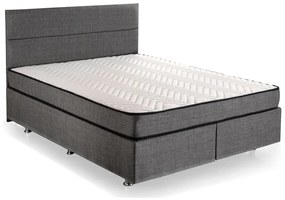 Designová postel Eliava 160 x 200 cm šedá
