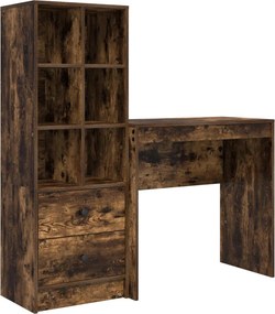 Stůl Kouřový dub 125,5 x 40 x 127 cm 2 ks 3337317