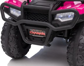 LEAN CARS Elektrická čtyřkolka JC915 na akumulátor, růžová