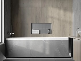 Mexen X-Wall-NR výklenková police bez lemu 60 x 30 cm, inox - 1911603010