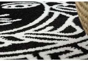 koberec HAMPTON Medusa medúza řecký černý velikost 120x170 cm | krásné koberce cz