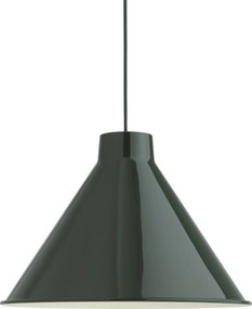 Závěsná lampa Top 38 cm tmavě zelená