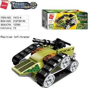 Qman Thunder Expedition Battle Car 1415 1 část / Stavebnice / 73–98 dí