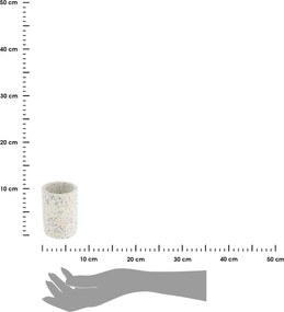 Koupelnový kelímek Terrazzo, kombinace barev, 200 ml
