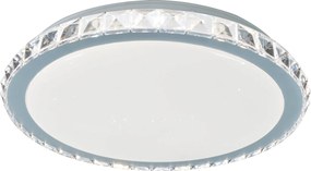 Rabalux Chromové stropní LED svítidlo Cressida 405mm 24W 2420