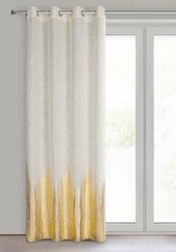 ZATEMŇOVACÍ ZÁVĚS NA KROUŽCÍCH IMANI 135X250 CM VZOROVANÁ