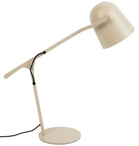 OnaDnes -20% Béžová kovová stolní lampa ZUIVER LAU