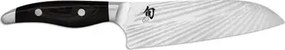 Kai SHUN NAGARE BLACK 18 cm / Nůž Santoku / Damašková ocel / Dual Core
