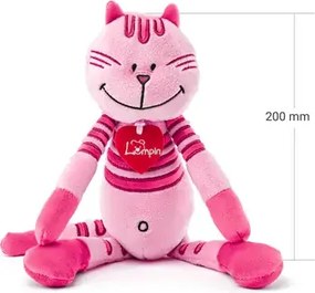 Lumpin Kočka Rosalie růžová 38cm / od 0 let