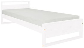 Benlemi Masivní jednolůžková postel SIMPLICIT Zvolte barvu: Bílá, Rozměr: 140x200 cm