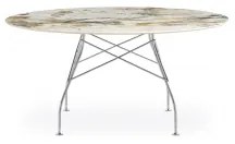 Glossy XXL Marble finish chromová symfonie Kartell
