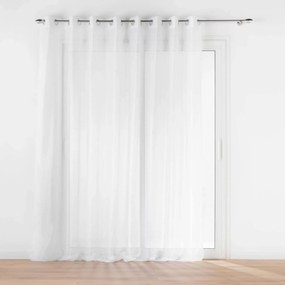 Hotová záclona z hladkého voálu LISSEA, bílá, 300 x 240 cm