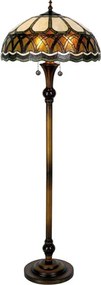Stojací lampa Tiffany – 56x164 cm