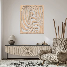 dřevo života Dřevěný obraz na zeď ZEBRA Rozměry (cm): 95x114, Barevný vzor: Horský dub