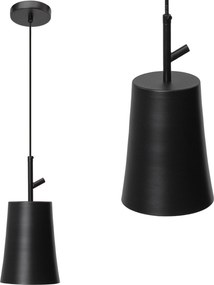 Toolight Toolight, závěsné svítidlo 1xE27 APP1034-1CP, černá, OSW-00698