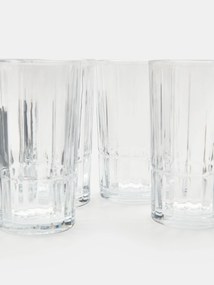 Sinsay - Sklenice s reliéfním vzorem 4 pack - clear