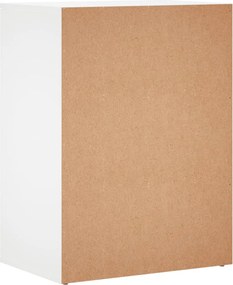 Příborníky 2 ks bílé 60 x 39 x 80 cm kompozitní dřevo 3276623
