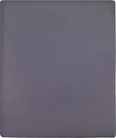 Jersey prostěradla 2 ks antracitová 90 x 200 cm bavlna 136191