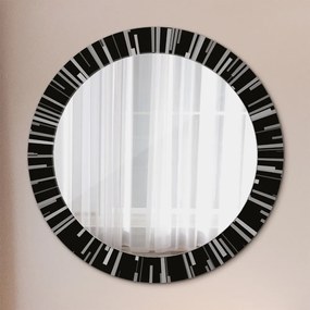Kulaté dekorativní zrcadlo Radiální složení fi 70 cm